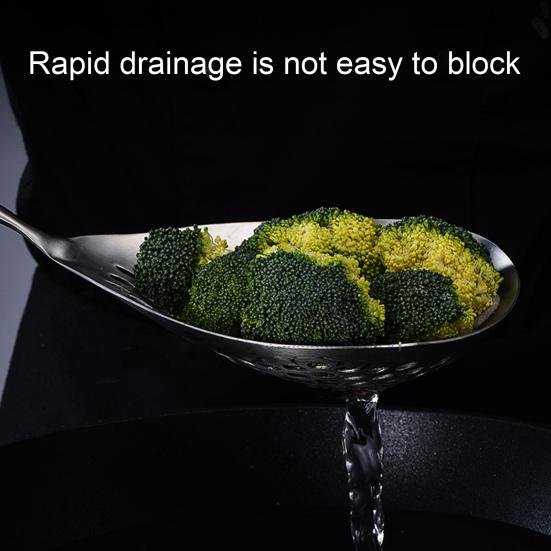 Useful Space-saving Wear-resistant Sturdy Cooking Colander Skimmer ...