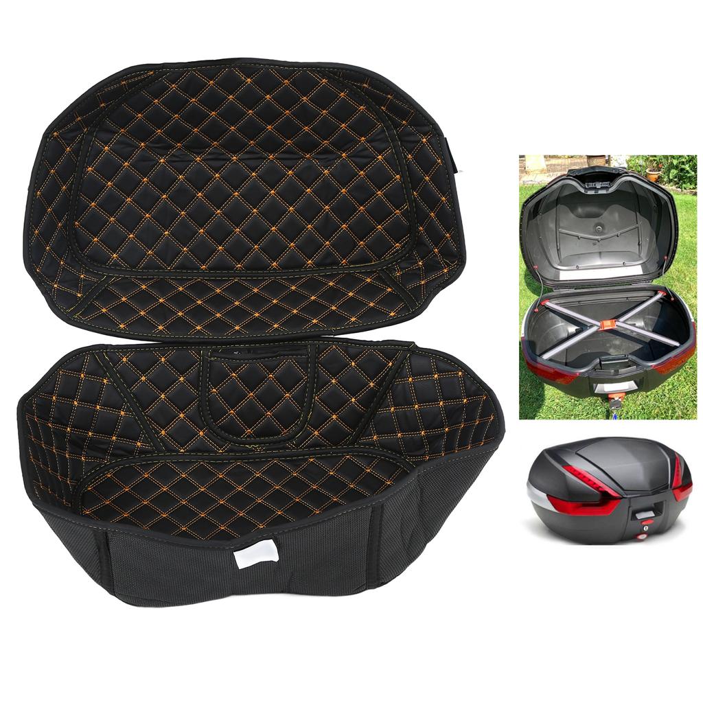 Buy Motorcycle Tail Box Top Bottom Liner Cover Cloth Rear Trunk Inner ...