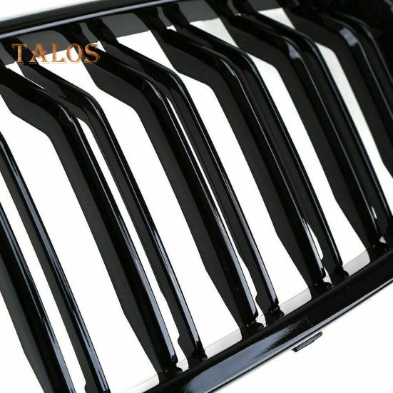 Acquista Spader 1Pair Glossy Black Car Kidney Grilles Grills ...