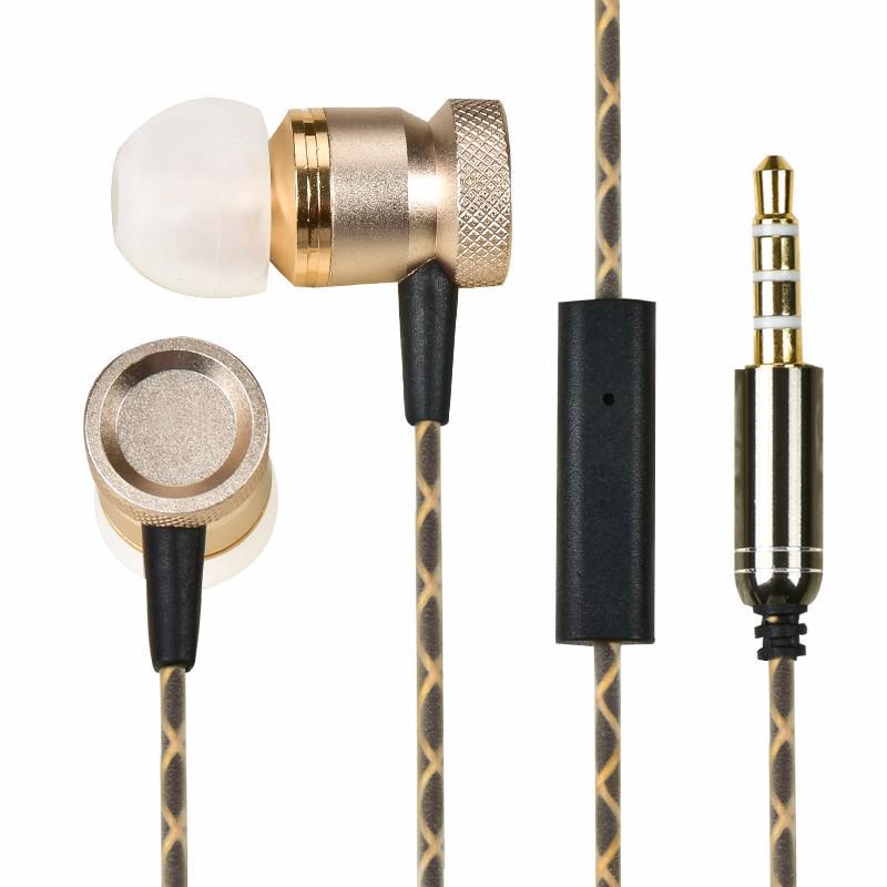 Buy 3.5MM Earbuds Heavy Bass Dj Mini Noise Metal Music Stereo In-ear at ...