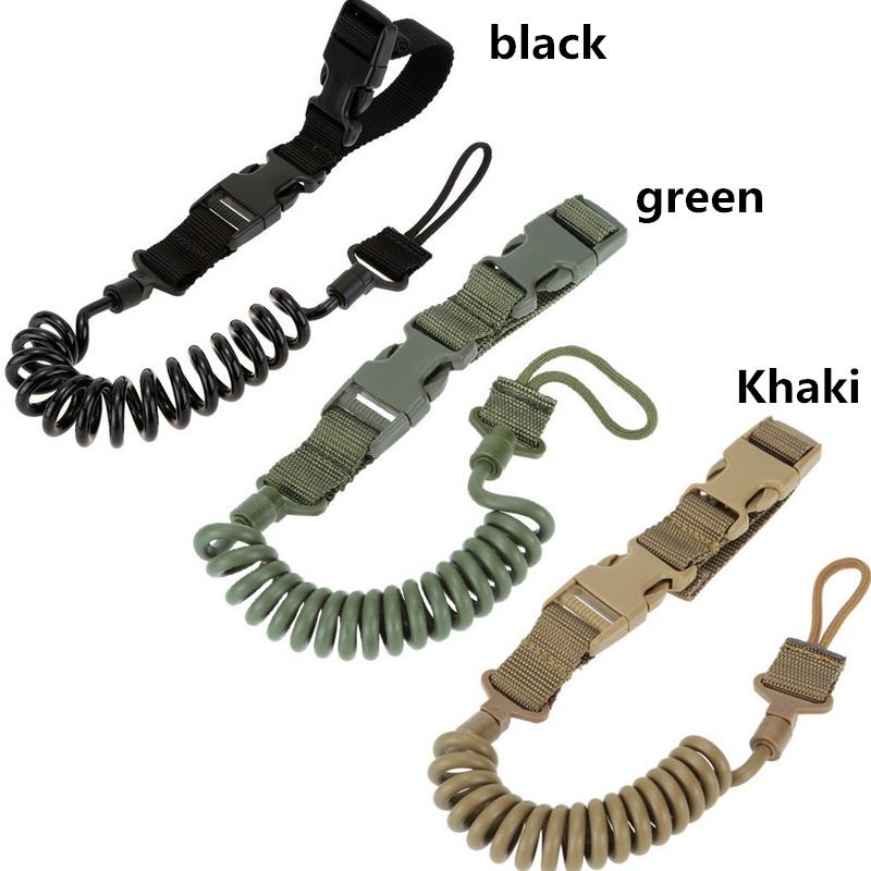 Buy Durable Combat Sling Telescopic Hand Gun Secure Lanyard Tactical ...
