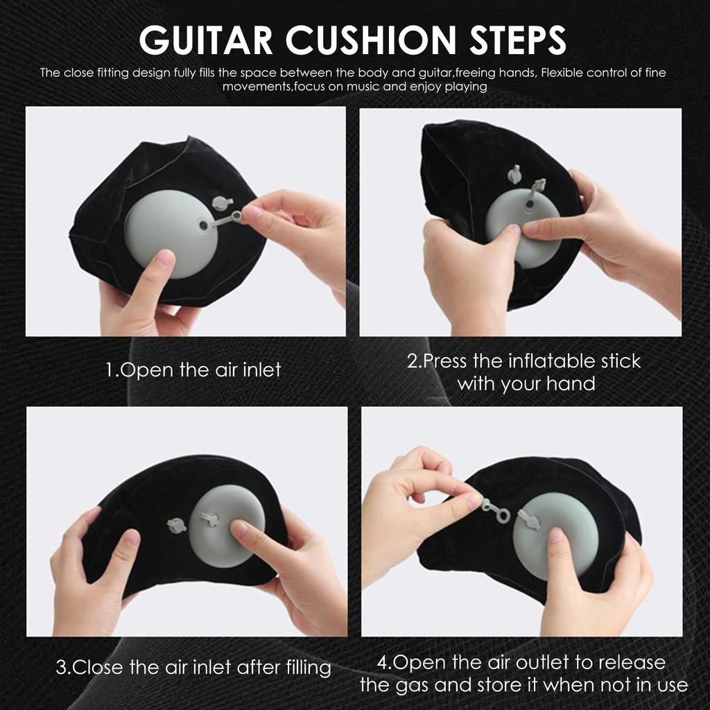 Buy Guitar Cushion Multifunctional Comfortable Guitar Bass Pad at ...