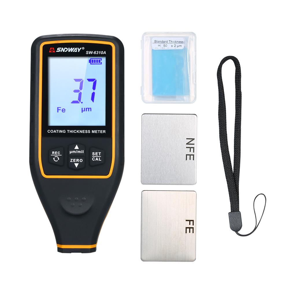 Buy SNDWAY Digital Paint Coating Thickness Handheld Coatings Thickness ...