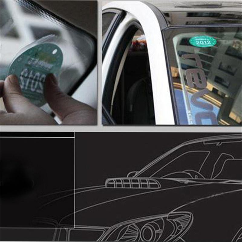 Buy Free Tear Car Static Sticker Annual Inspection Car Stickers Auto ...