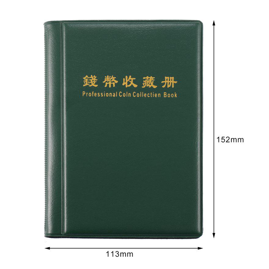 Buy GGHH Professional Coin Collection Book Portable 120 Coin Holders ...