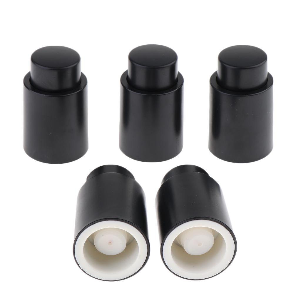 Buy 5 Pack Wine and Beverage Bottle Stoppers Vacuum Stopper Plug at ...
