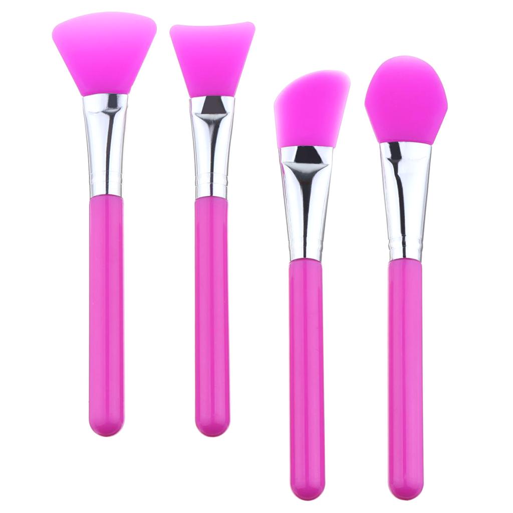 Buy 4x Silicone Soft Face Mask Brushes Mud Mask/Body Lotion Applicators ...