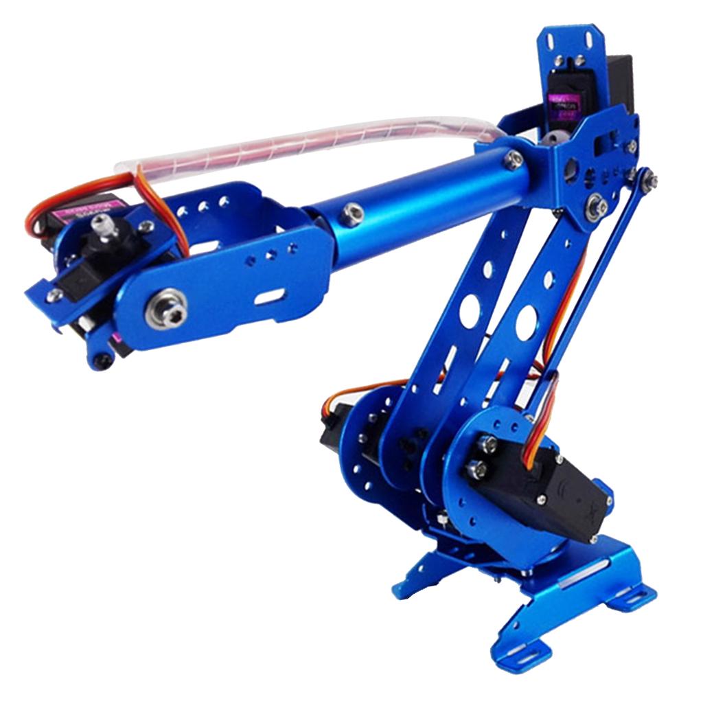 Buy Metal 6DOF Robot Mechanical Arm Kit MG996R MG90s Servo For Arduino ...