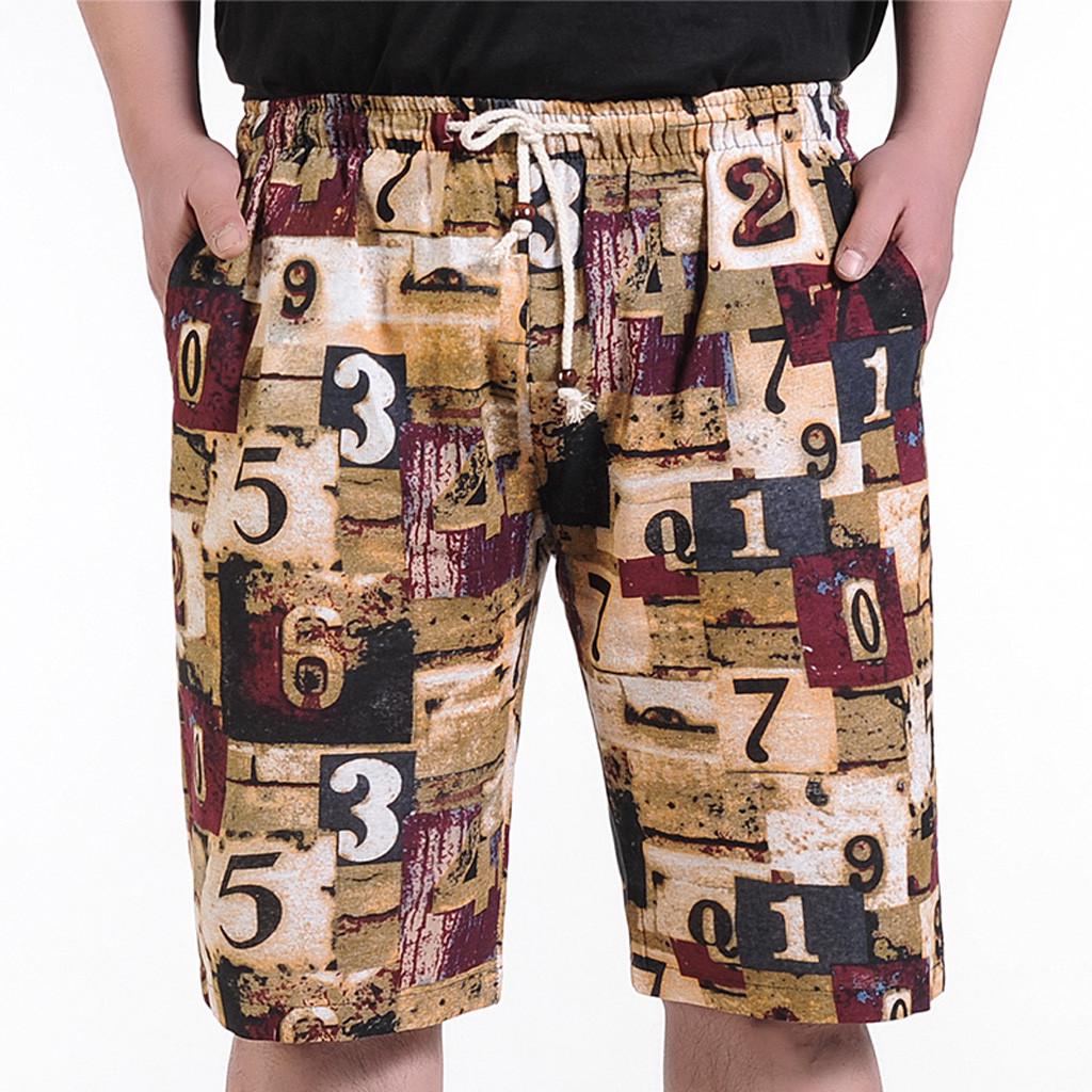 Buy Fashion Men Casual Star Printed Beach Casual Men Short Trouser ...