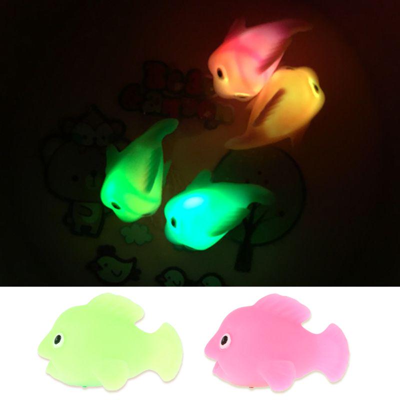 Buy 3D Goldfish LED Light Kids Toys Water Sensor Induction Bathing ...
