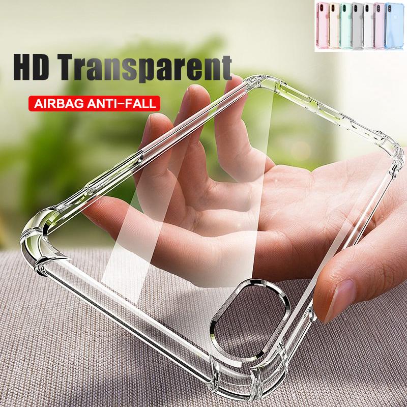 Buy Crystal Clear Transparent Soft Silicone TPU Phone Case Back Cover ...