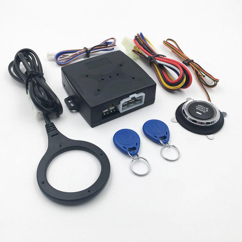 Buy Balight Car Alarm Car Engine Push Start Button RFID Lock Ignition ...
