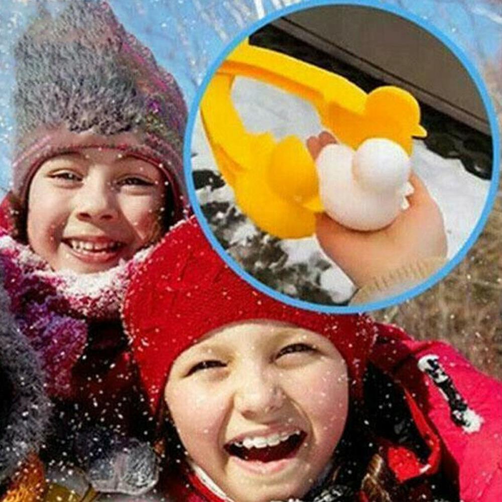 Buy Kids Play Snow Cartoon Lovely Duck Shaped Snowball Maker Clip ...