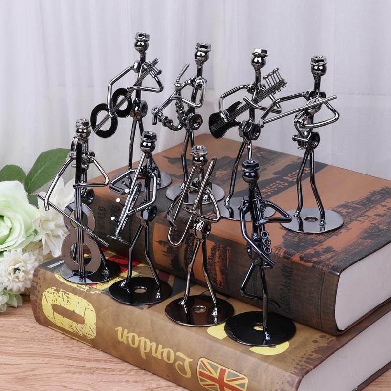 Classic Multi-style Metal Musical Instrument Desk Craft Ornaments Iron ...