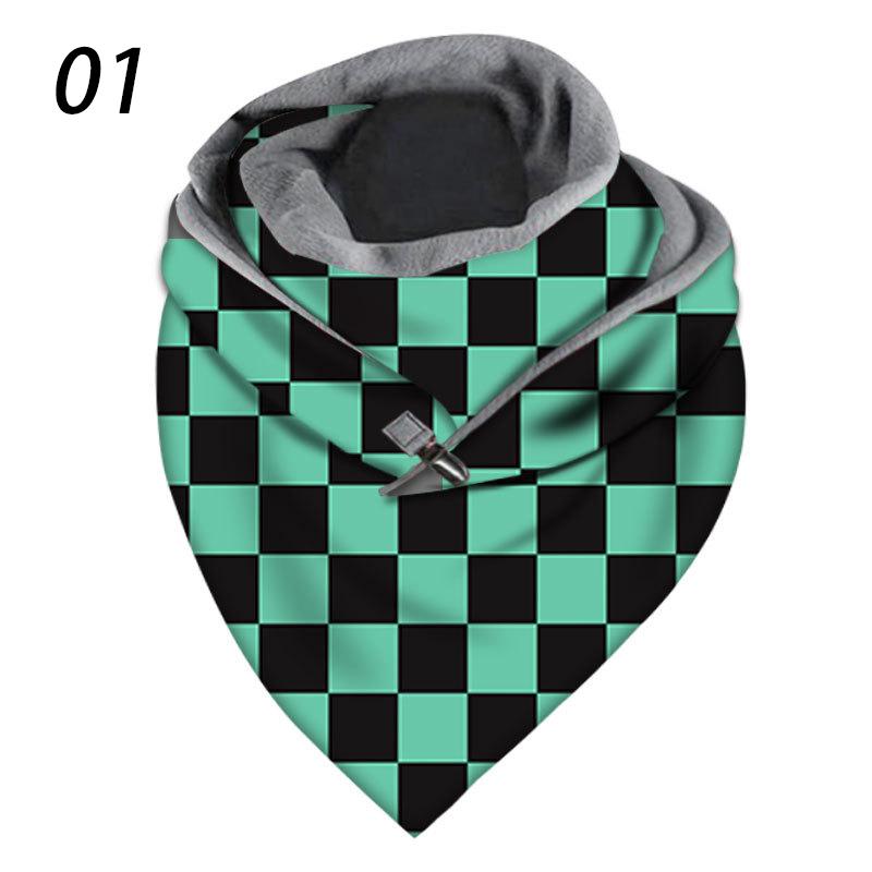 8Styles Long Large Wrap Scarf Tanjiro Zenitsu Kimetsu No Yaiba Demon ...