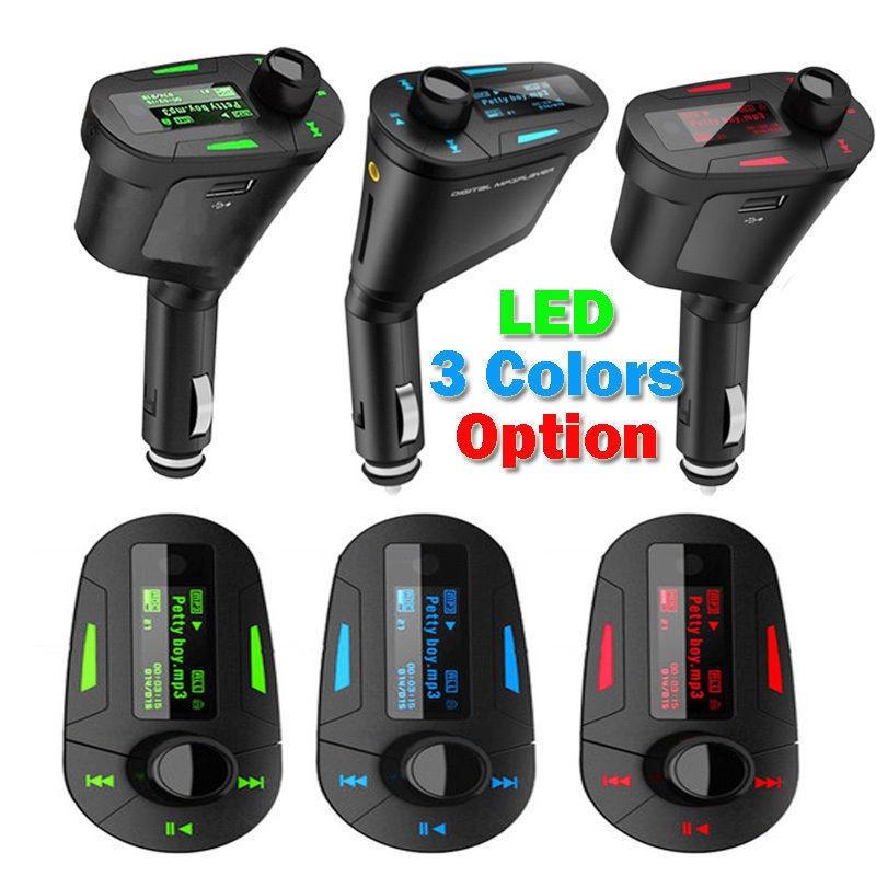 Car Kit MP3 Music Player Wireless FM Transmitter Radio Modulator With ...