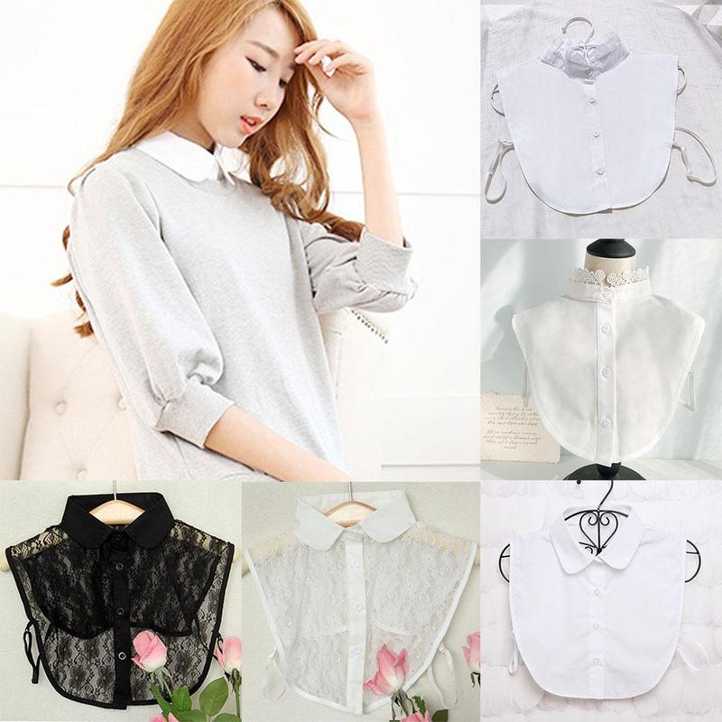 Buy Front Tie Detachable Collars Fake Collar Women Christmas Collar ...