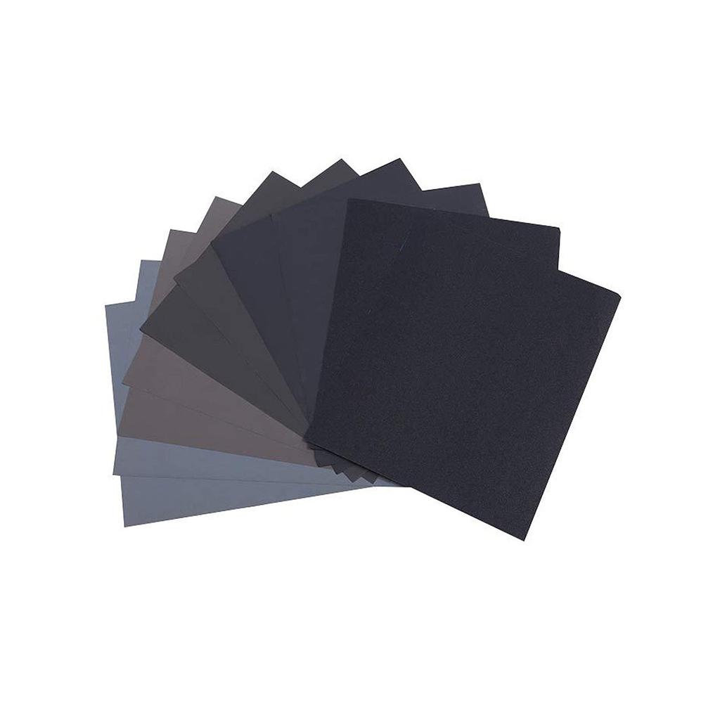 Buy Paper File Sandpaper Waterproof Paper Set 36 Sheets of 12 Types 3 ...