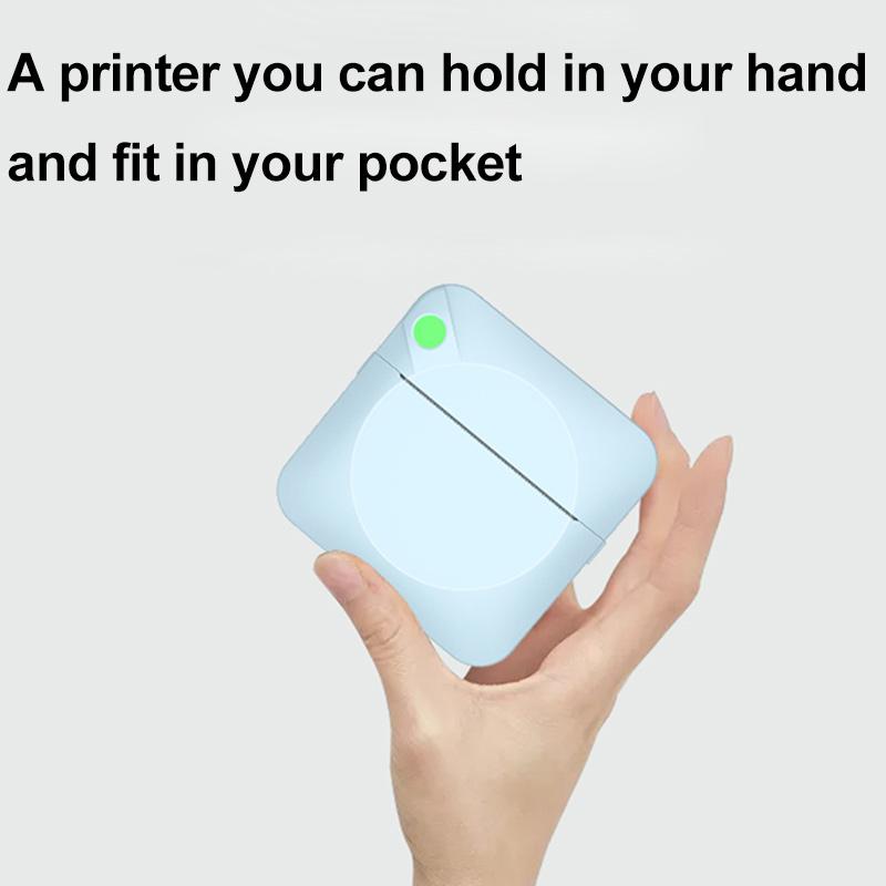 Idl Portable Mini Thermal Printer Pocket Photo Printer Wireless Inkless ...