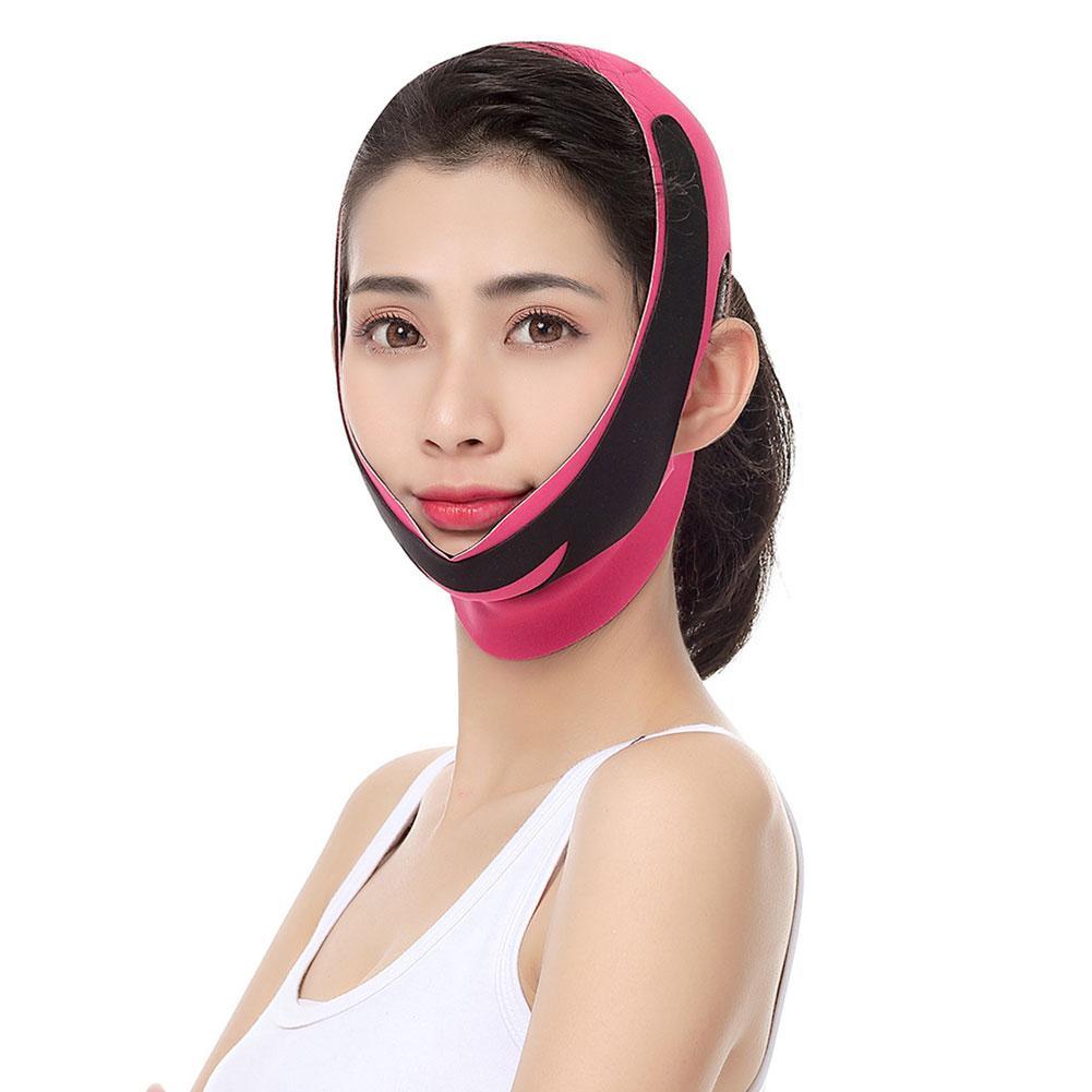 Buy Face Cheek Shaper Elastic Women Face Shaping Belt Slimming Chin Up ...