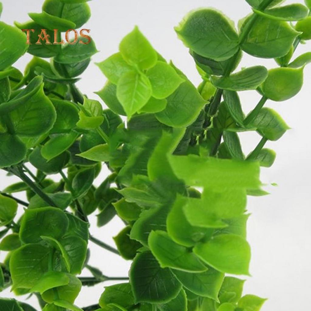 1Pc Fake Leaf Foliage Bush Indoor Outdoor Artificial Plant Office ...