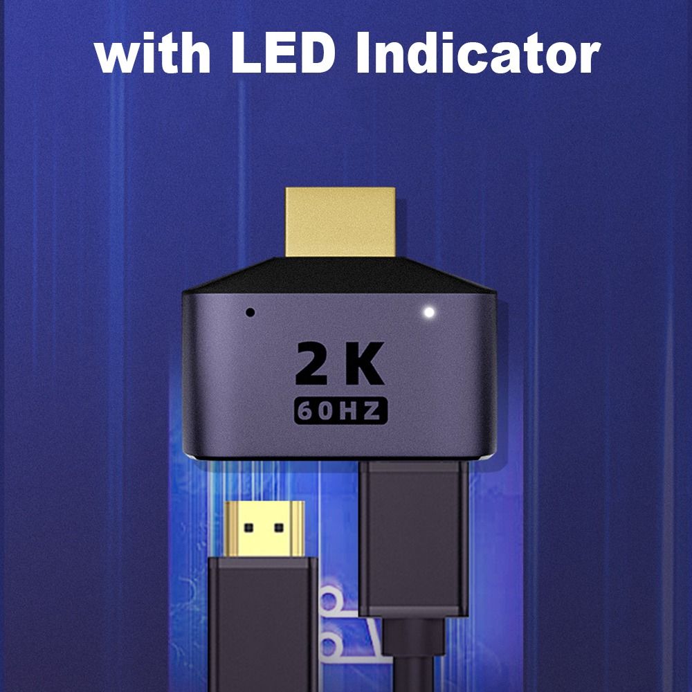 Full HD LED Indicator Game Converter 2K@60HZ HDMI-Compatible 1 In 2 Out ...