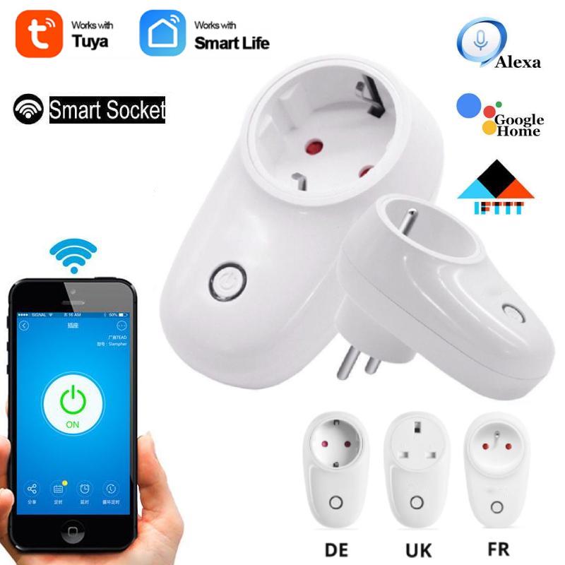 Satın alın Zigbee/Wifi Smart Power Plug Smart Home Wireless Wall Socket ...