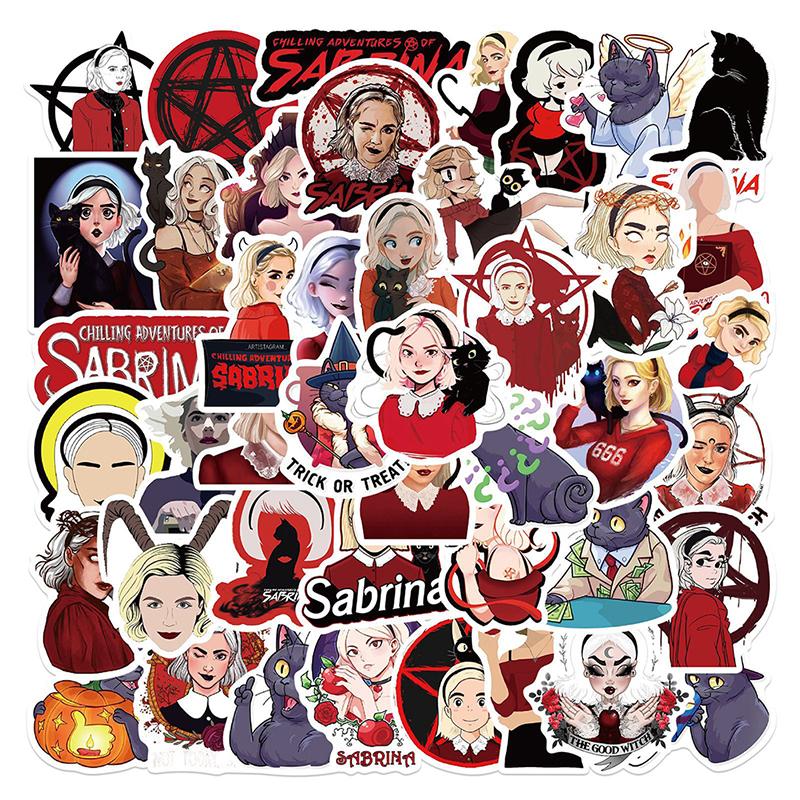 Horror Vinyl Stickers Netflix Sticker Pack| Witch Chilling Adventures ...