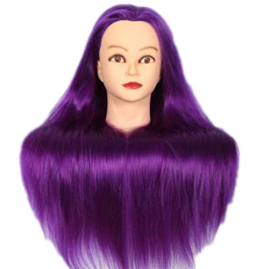 Buy Talos Wig Long High Temperature Fiber Hair Training Head Wig Model ...