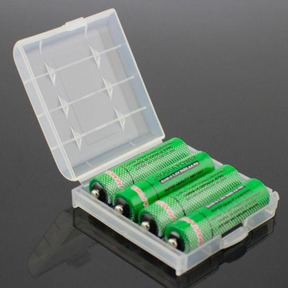 Buy Collecting Box Cover Plastic Hard AA AAA Battery Storage Box Holder ...
