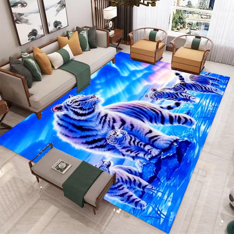 Buy Tiger Carpet Animal Carpet Area Rugs Carpets Children Play Mat Non ...