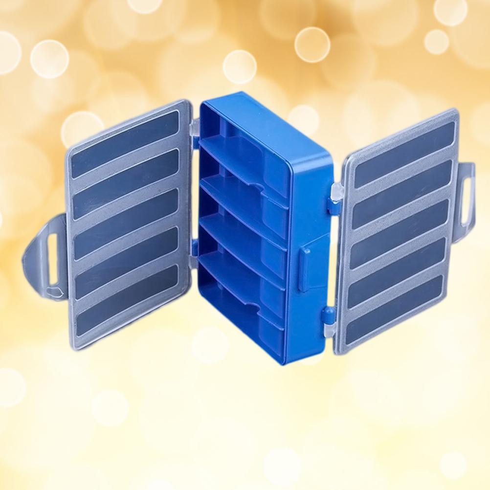 Buy 2pcs Practical Plastic Fishing Tackle Boxes Transparent Lid Storage ...