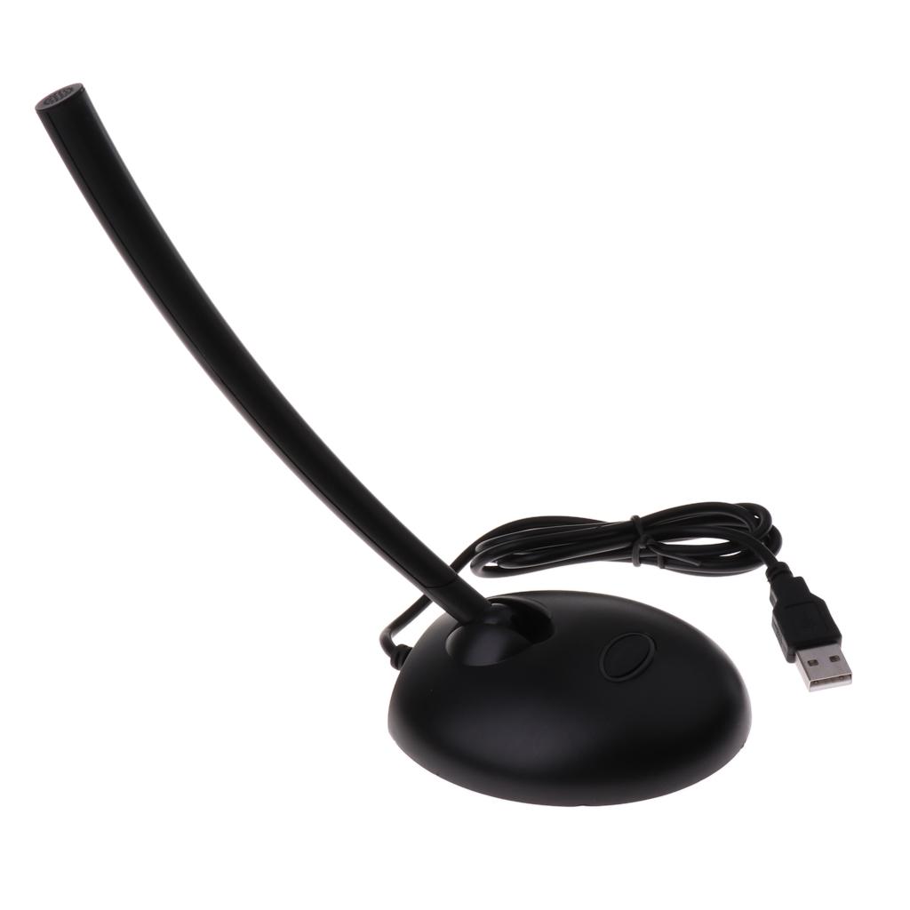 Plug and Play Home Studio Adjustable USB Desktop Microphone Mic for ...