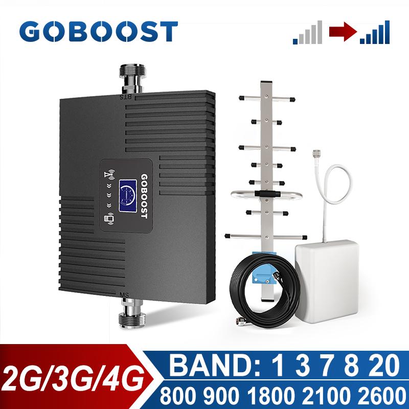 GOBOOST 2G 3G 4G Sinyal Güçlendirici 65dB Mobil Ağ Tekrarlayıcı LTE 800 ...