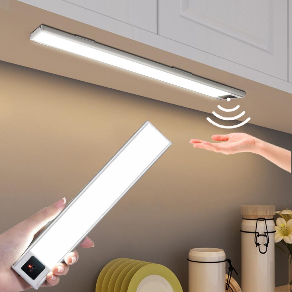 20/40cm Under Cabinet Light With Hand Sweep Sensor Switch USB ...