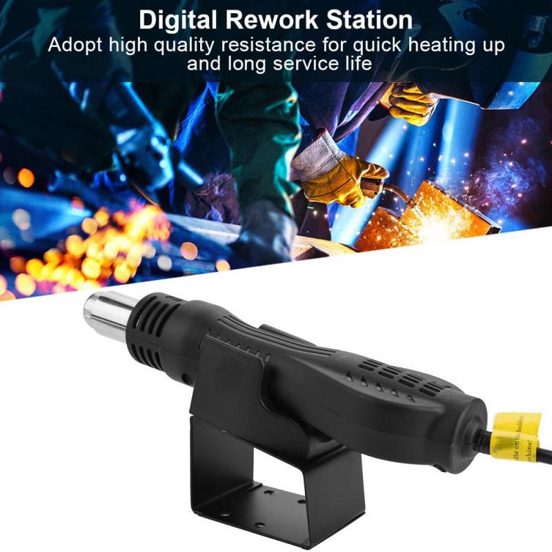 Buy 8858 Intelligent Led Digital Hot Air Heat Gun Rework Station With 3 ...