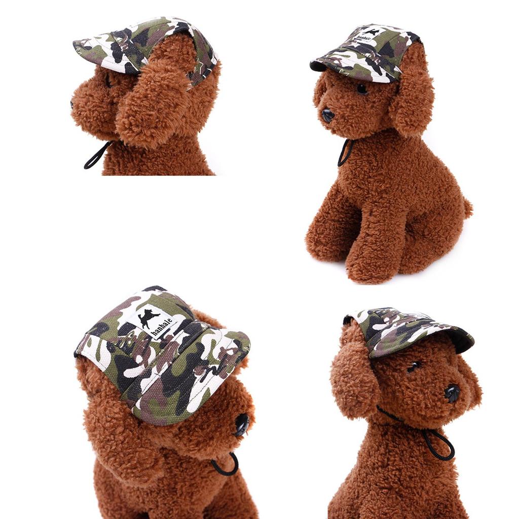 Pet Baseball Hat|Outdoor Dog Sports Playing Cap Camouflage Dog Hat|Dogs ...