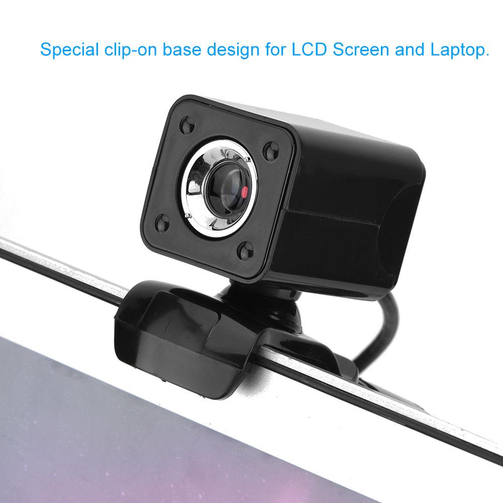 Buy A862 USB2.0 Clip-on Web Camera HD Cmos Built-in Microphone for PC ...