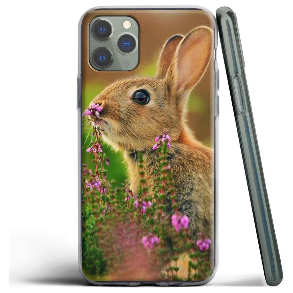Cheap Cute Baby Rabbit Bunny Silicone Case for Apple iPhone 12 Mini 11 ...