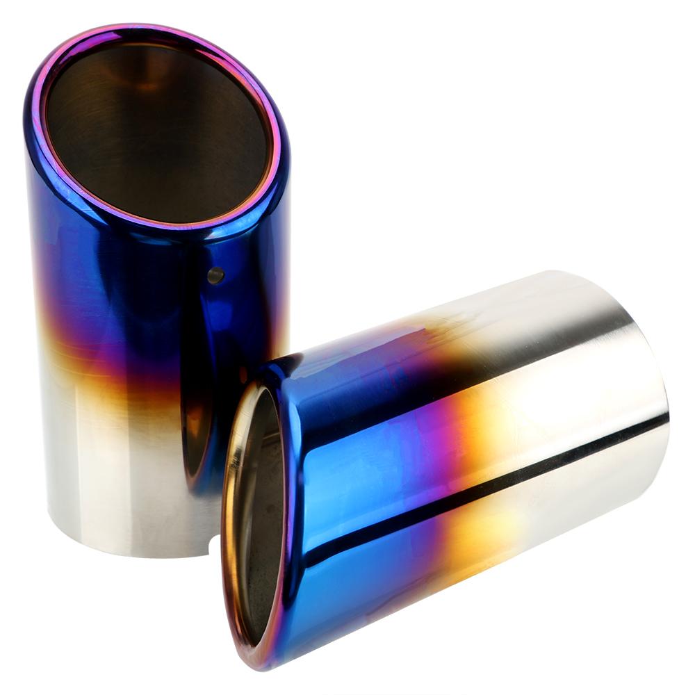 Cheap Car Exhaust Tip Muffler Pipe Cover For VW Tiguan Volkswagen ...
