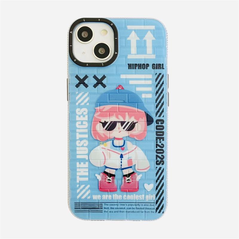 Cheap Fashion Cartoon animation brick pattern Phone Case For iPhone 14 ...