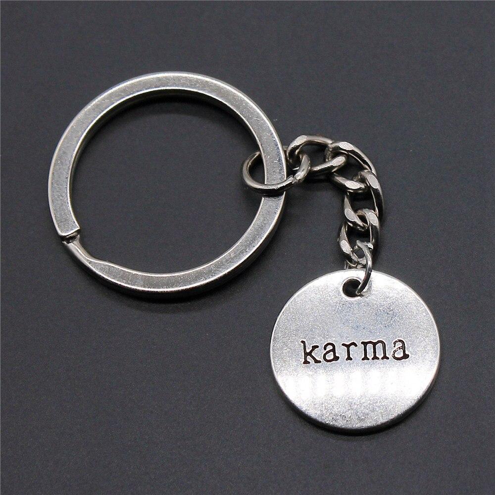 Cheap 1 Piece 20mm Karma Charms Keychains Kids Birthday Gift | Joom
