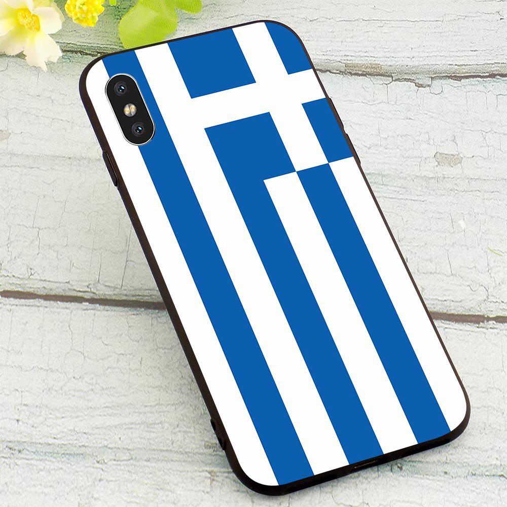 Greek Greece Flag Phone Cover for iPhone 6S Plus Honor Samsung Galaxy ...