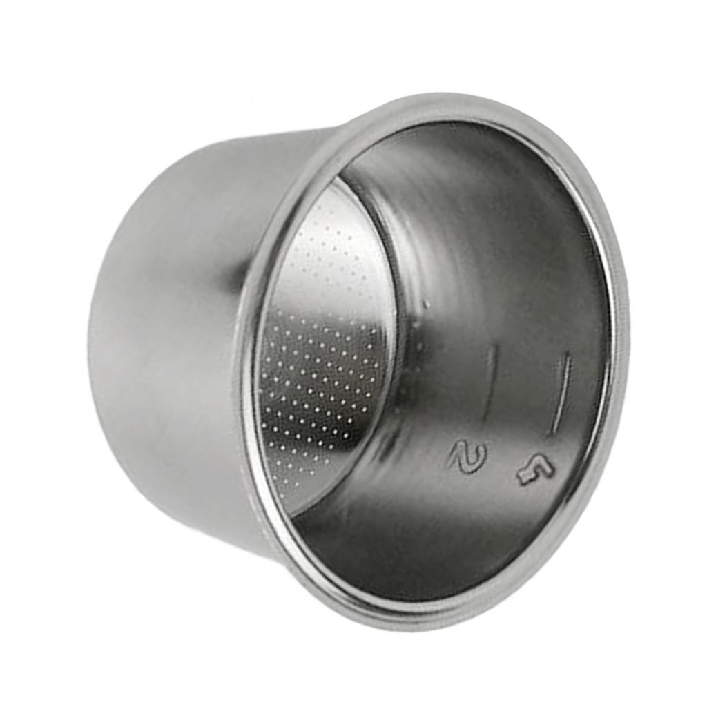 Buy Stainless Steel Coffee Maker Filter Espresso Cup 4 Cups Reusable ...