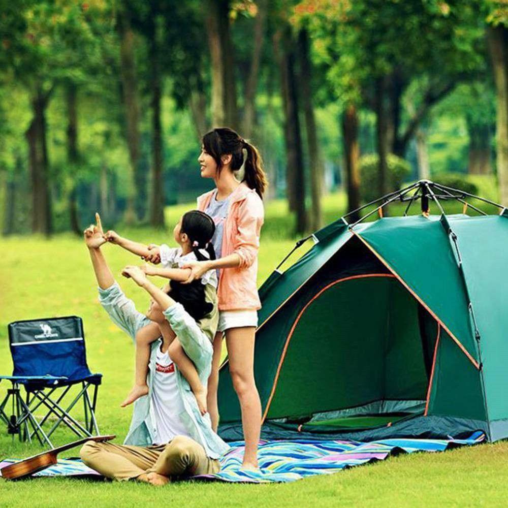 Buy Hiking Oxford Cloth Park Camouflage 2-3 Person Instant Automatic Camouflage Tent Camping ...