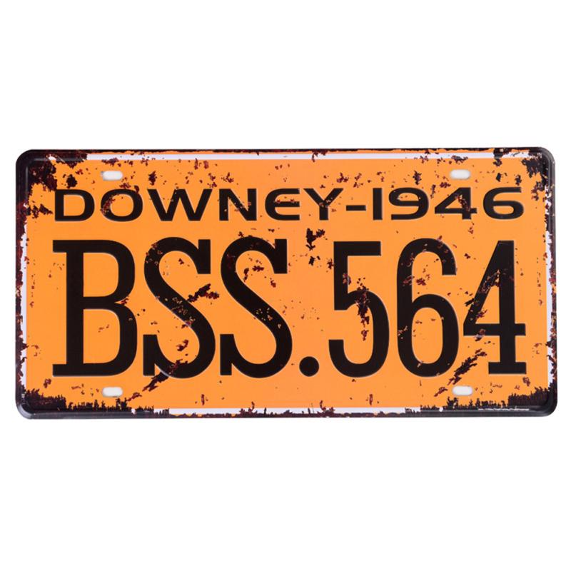 Buy Modern Retro License Plates For Bars Cafes Restaurants Clubhouse ...