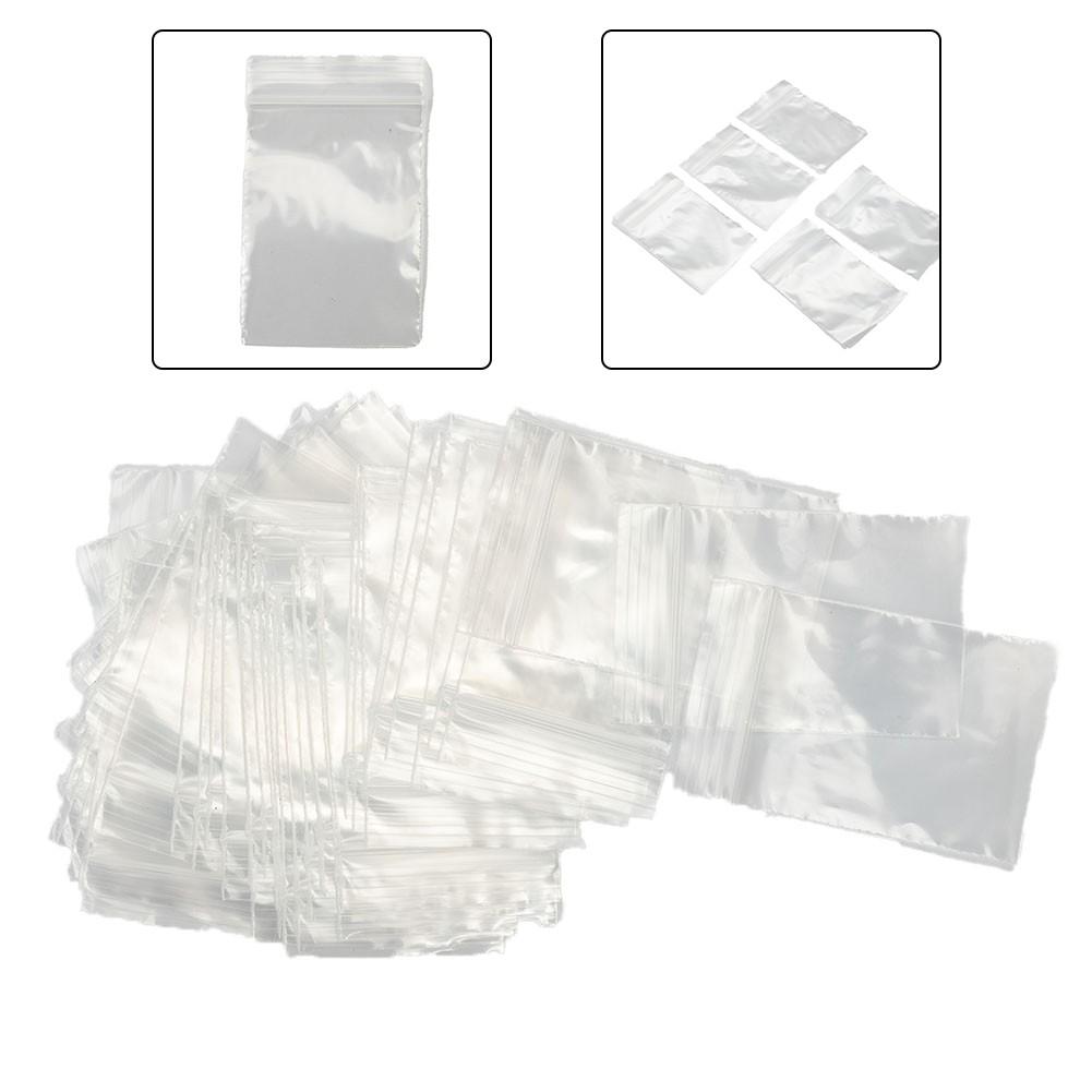 Comprar Saco plástico 100 peças 3 tamanhos saquinhos baggies baggy grip ...