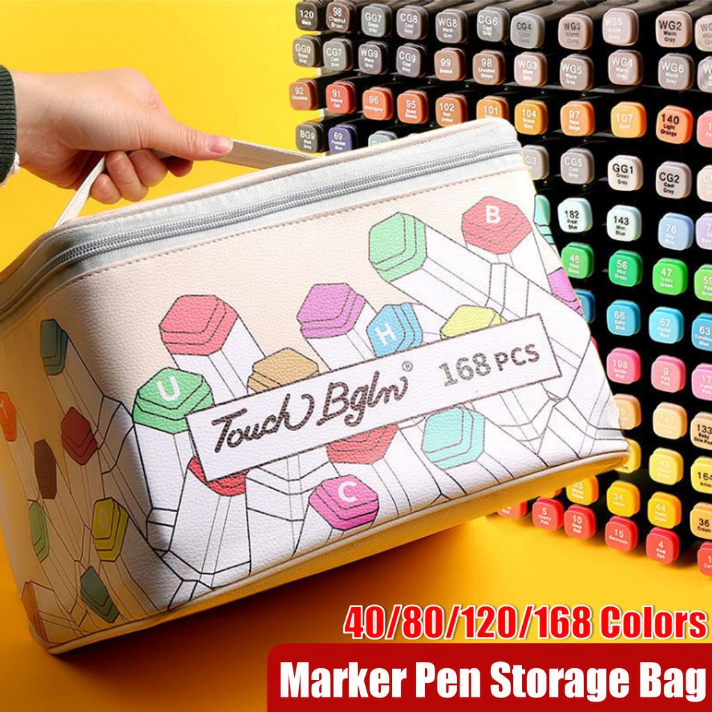 Buy Marker Pen Case Holder for 40/80/120/168 Markers Organizer ...