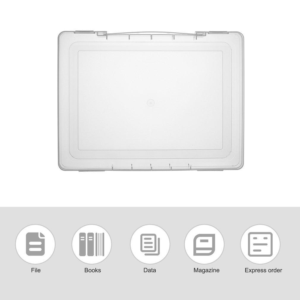 Buy Deli 5702 Transparent A4 Paper Storage Box Waterproof Large ...