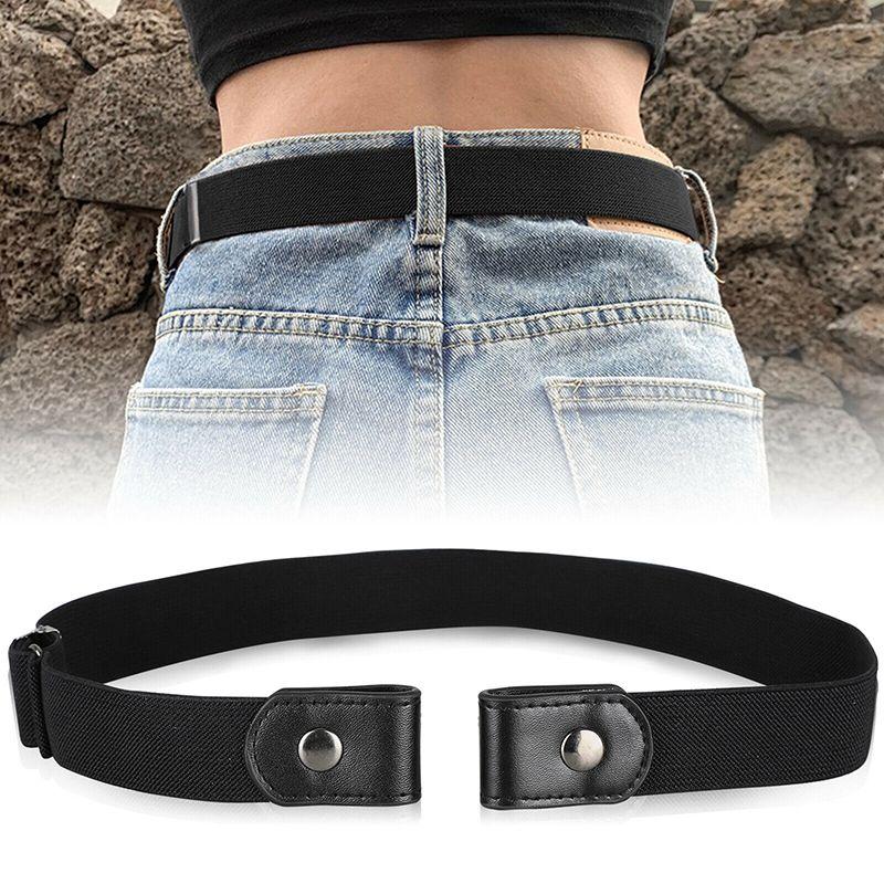 Buckle-free Lazy belt Comfortable Invisible Belt for Jeans ladies men's ...